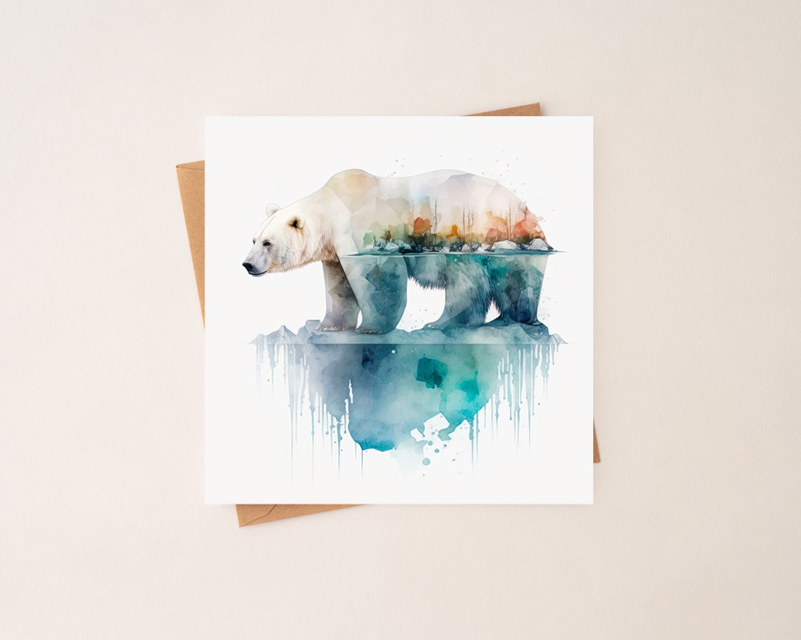 Watercolor Bear Clipart White Bear Clipart Jpg High Quality - Etsy
