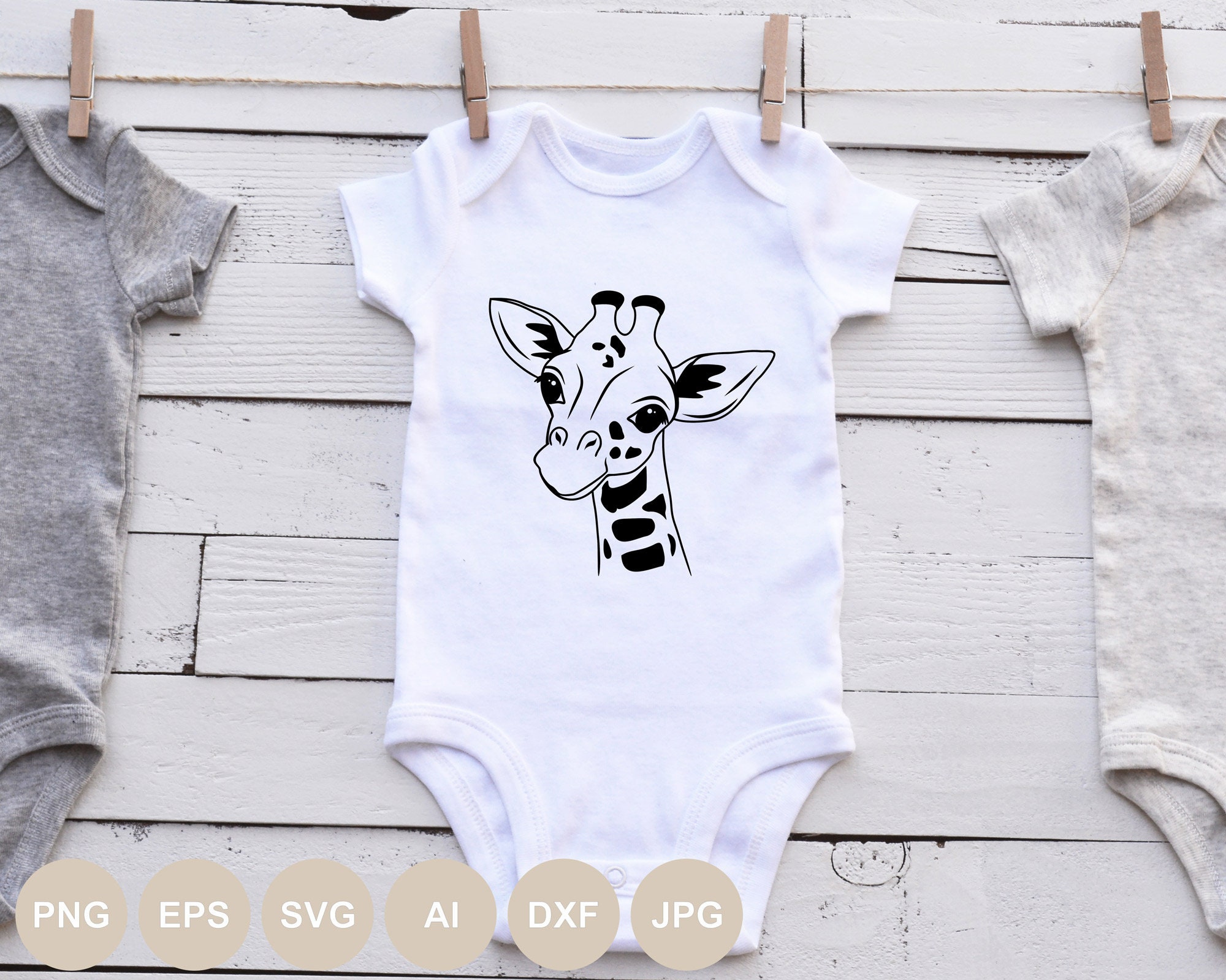 Giraffe Svg File, Giraffe Cut File, Animal Svg, Giraffe Face, Safari ...