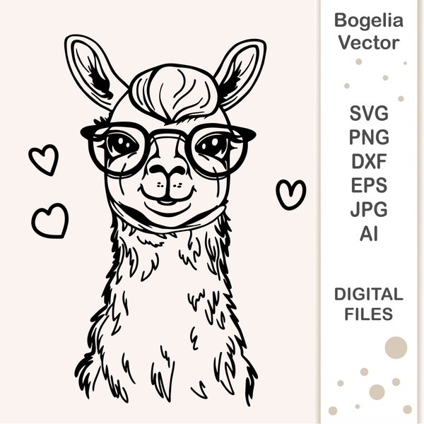 Lama Svg - Etsy