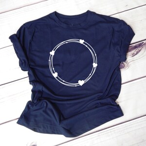 Frame With Heart Svg, Circle Frame Cut File, Wreath Frame Svg for ...