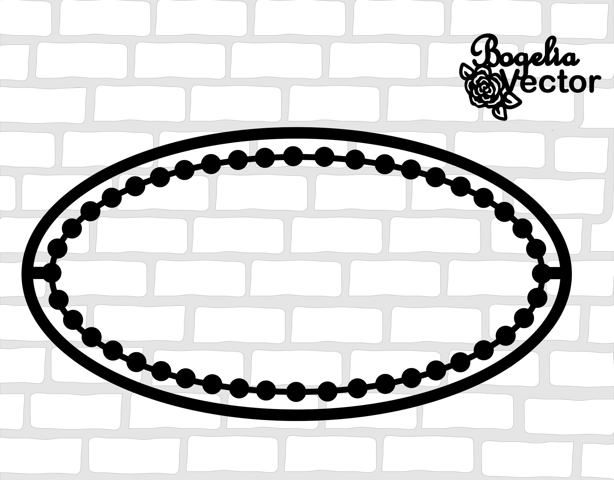 Frame Svg Oval Frame Svg Monogram Frame Svg Wedding Frame | Etsy