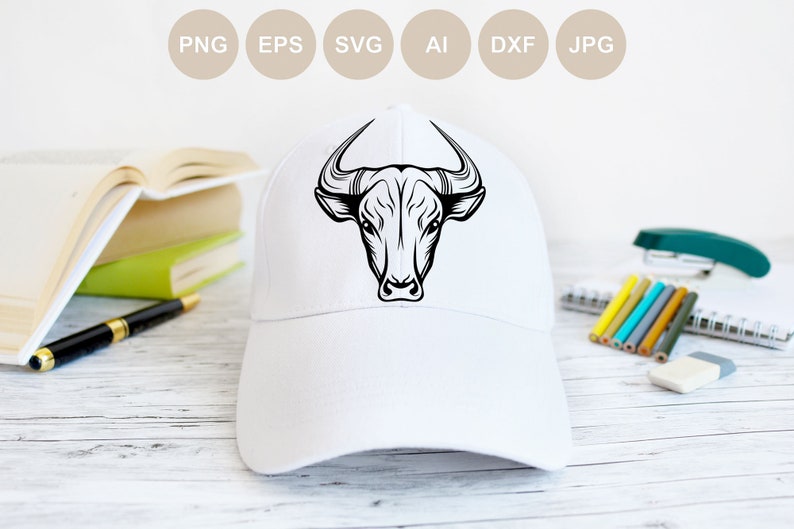Bull Svg Bull Cut File Bull Head Svg for Shirt Animal Face - Etsy