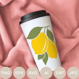Lemon SVG Cut File Bundle, Citrus Clipart (digital Download) - Etsy