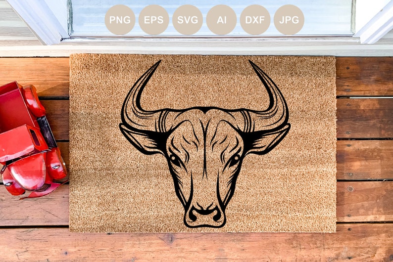 Bull Svg Bull Cut File Bull Head Svg for Shirt Animal Face - Etsy