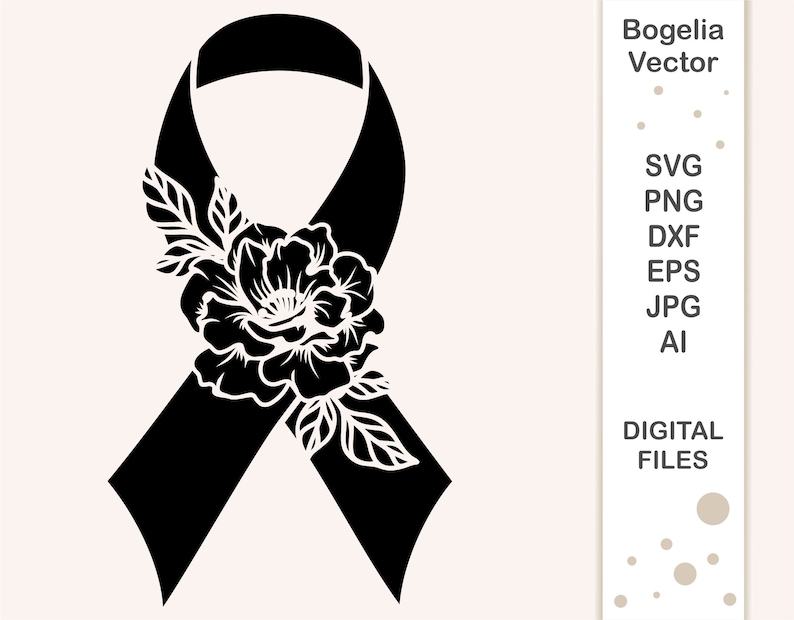 Awareness Ribbon Svg Breast Cancer Ribbon Svg Cut File - Etsy