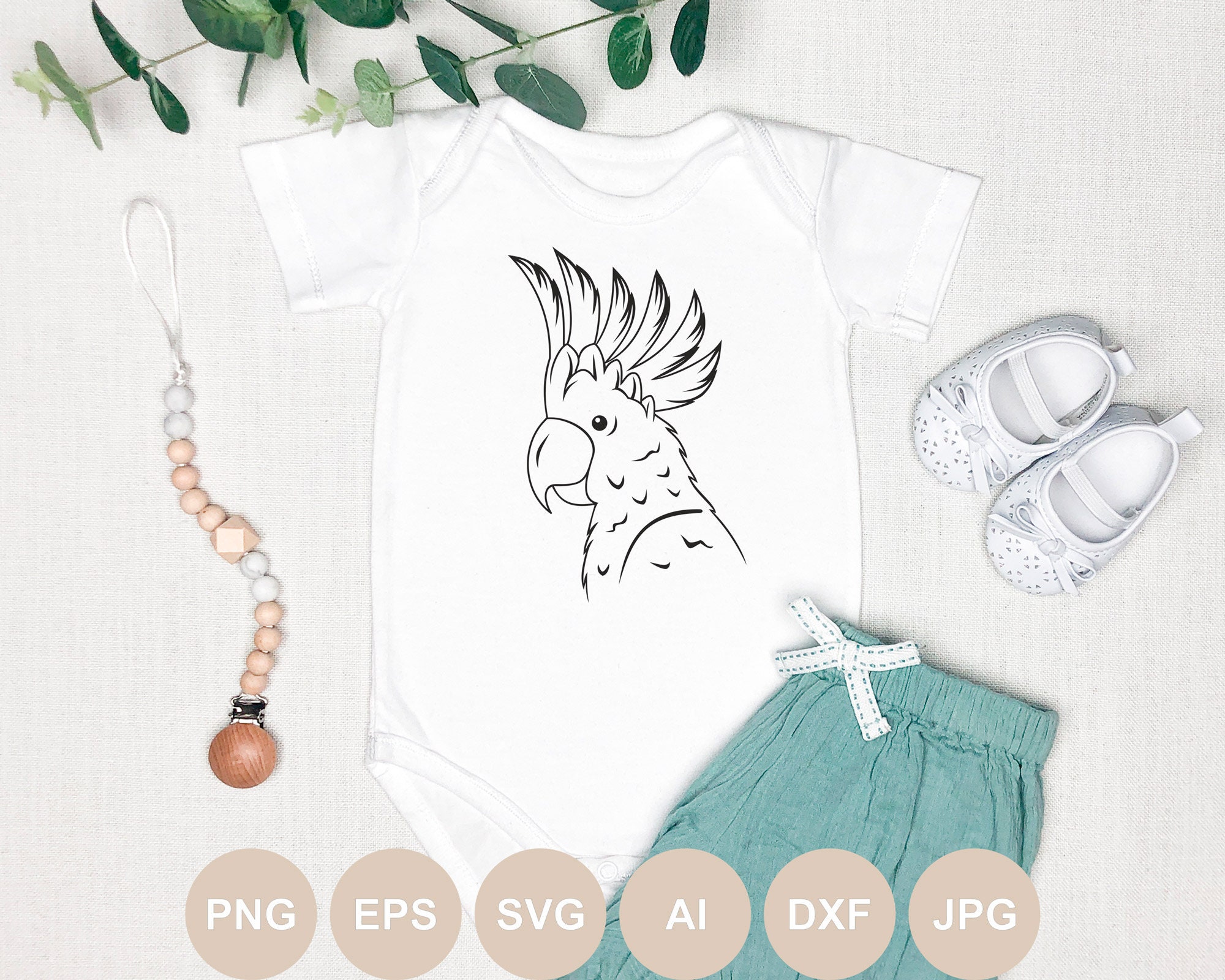 Cockatoo Svg File Animal Svg Cockatoo Cut File Bird Svg - Etsy