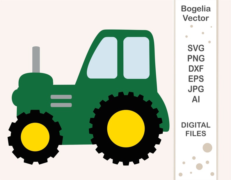 Tractor Svg Layered Cut File Cricut Silhouette Svg for - Etsy