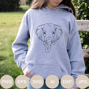 Elephant Svg File, Elephant Cut File, Animal Svg, Boho, Summer, Safari ...