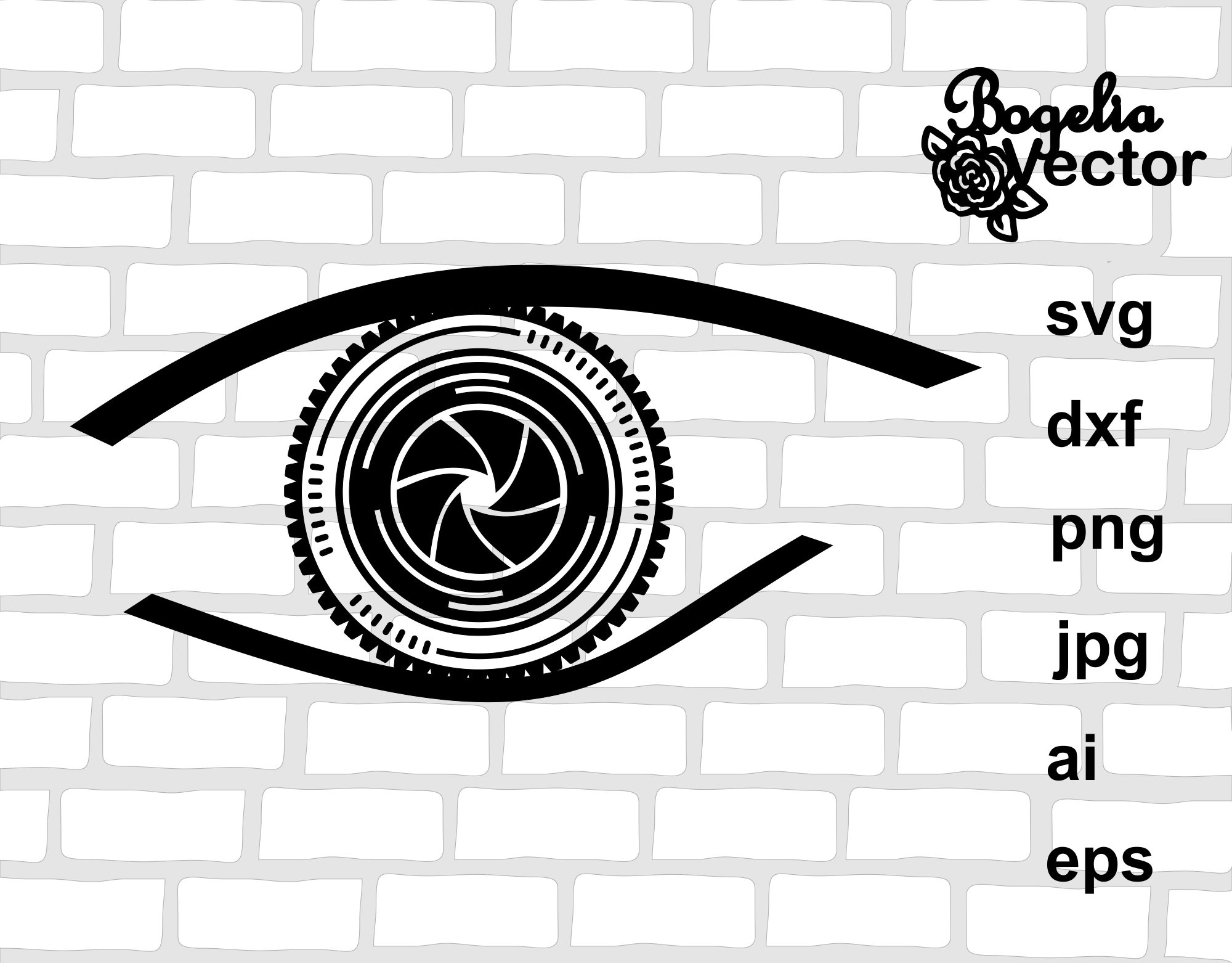 Camera Lens Svg File Camera Lens Cut File Lens Eye Svg | Etsy Australia