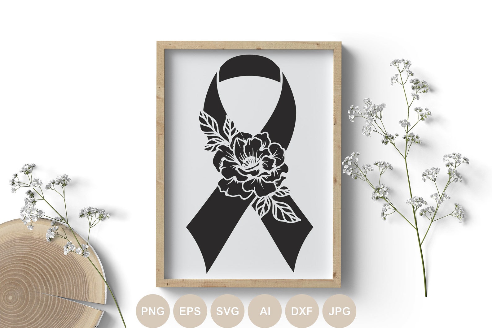 Awareness Ribbon Svg Breast Cancer Ribbon Svg Cut File - Etsy