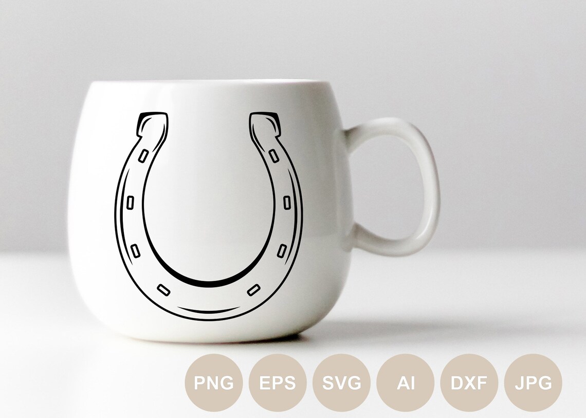 Horseshoe Svg Files, Horse Shoe Cut Files, Western Svg, Farm Svg ...