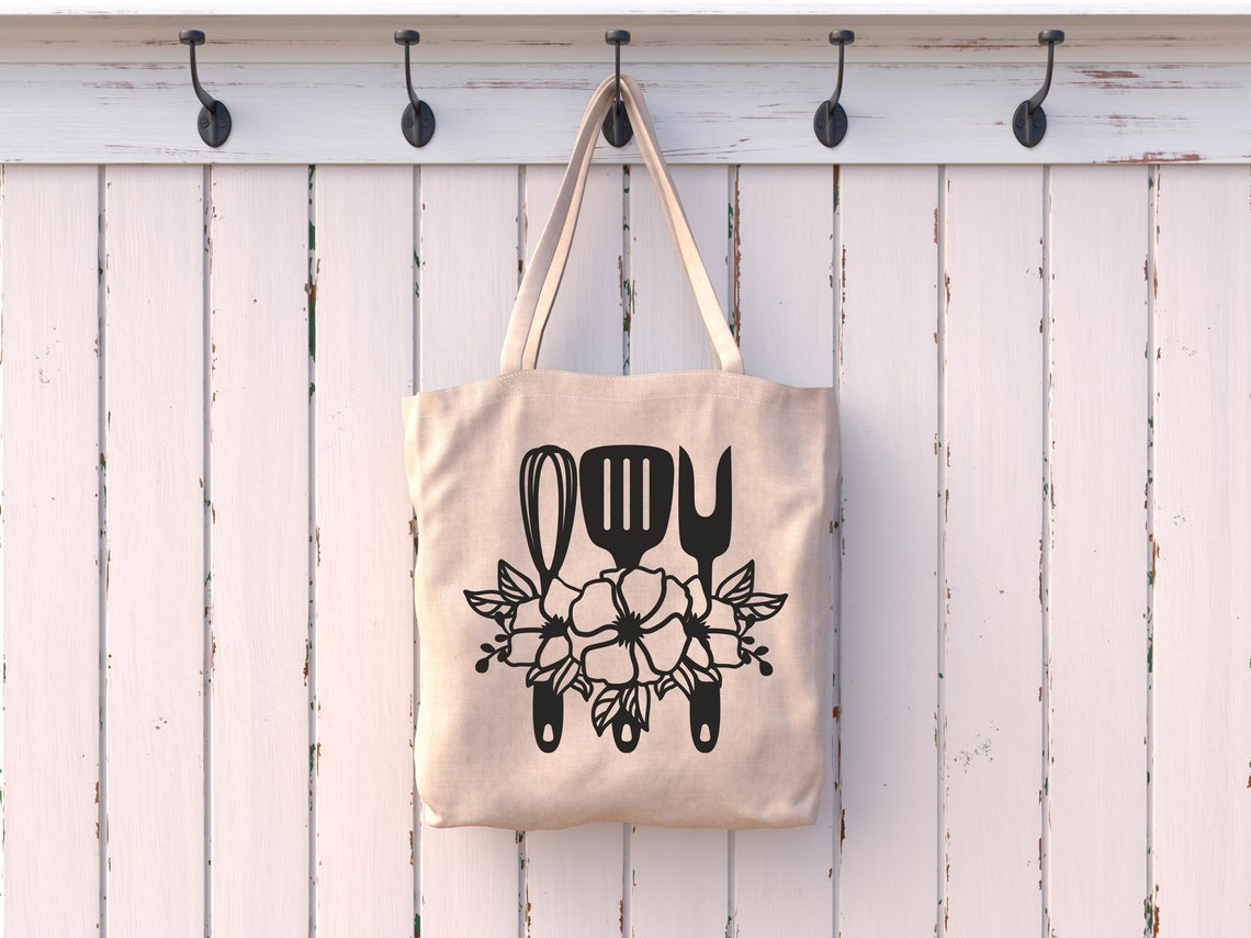 Floral Kitchen Svg Kitchen Tools Svg Kitchen Cut File | Etsy