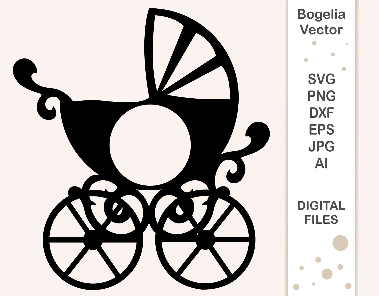 Pram Frame Svg Pram Cut File Baby Stroller Svg Carriage - Etsy