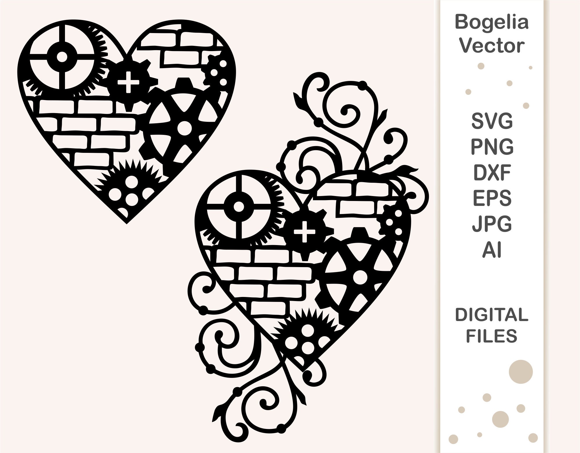 Steampunk Heart Svg Steampunk Cut File Heart Svg Steampunk - Etsy Australia