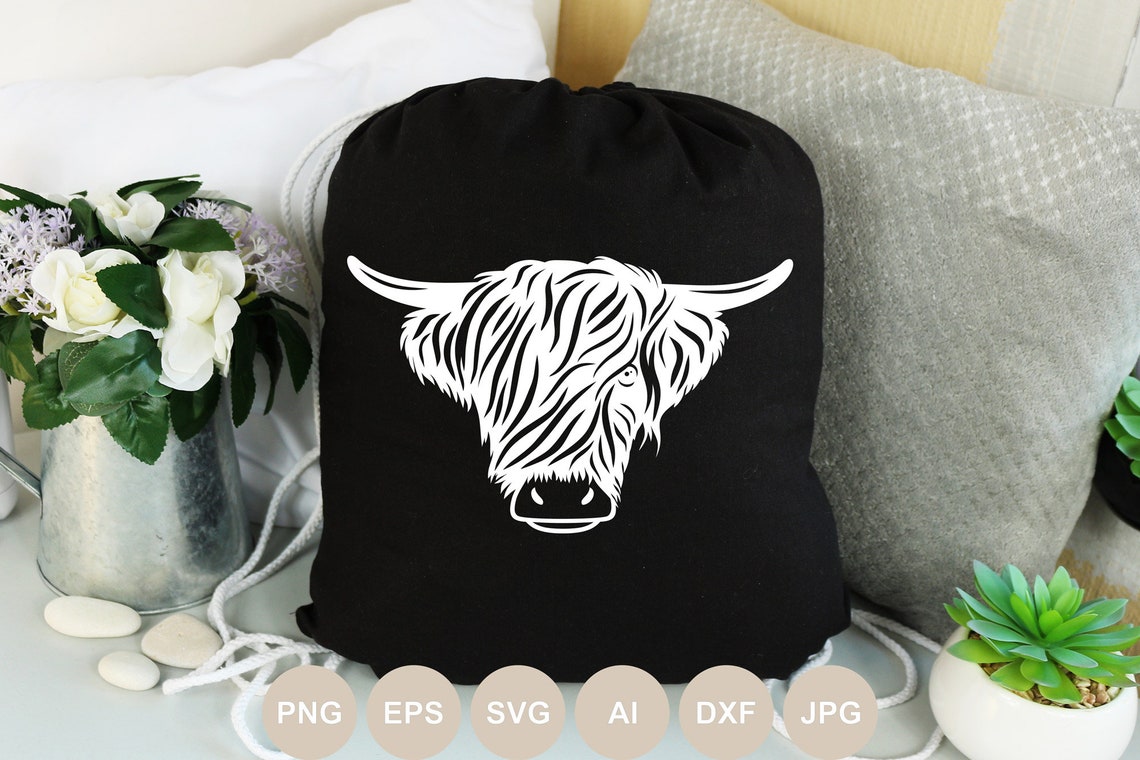 Highland Cow Svg Cow Svg Cow Cut Files Scottish Highland | Etsy
