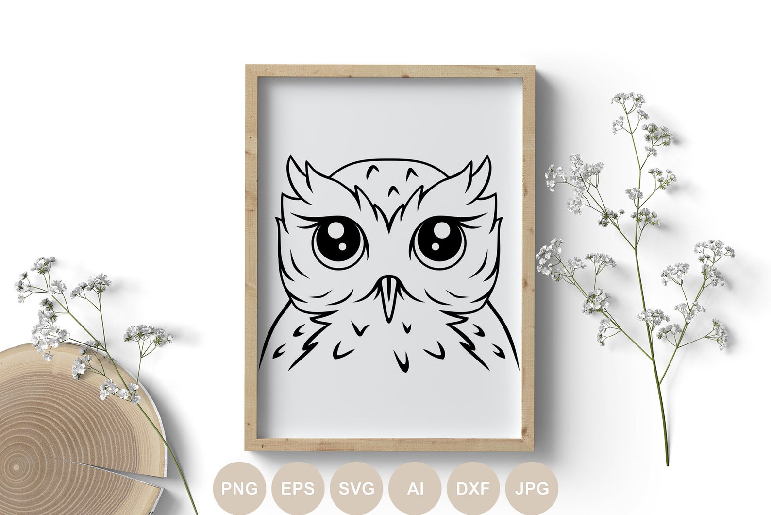 Owl Svg File Owl Cut File Cute Owl Animal Svg Vector - Etsy