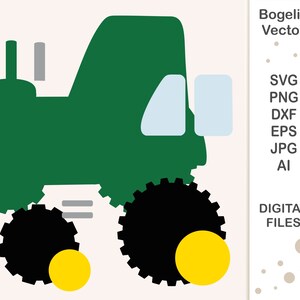 Tractor Svg, Layered Cut File, Cricut, Silhouette, Svg for Shirts, Svg ...