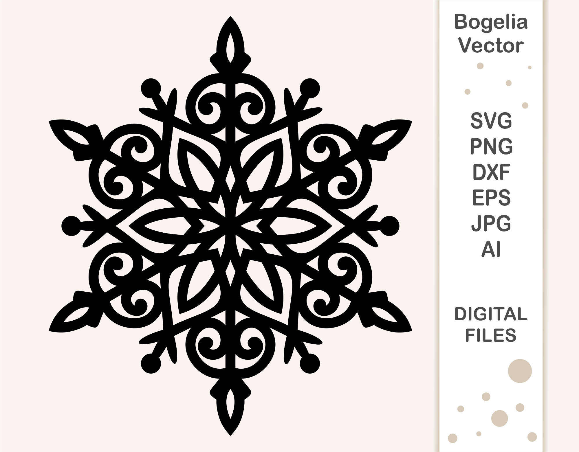 Snowflake Svg Cut File Christmas Svg Christmas Laser Cut - Etsy