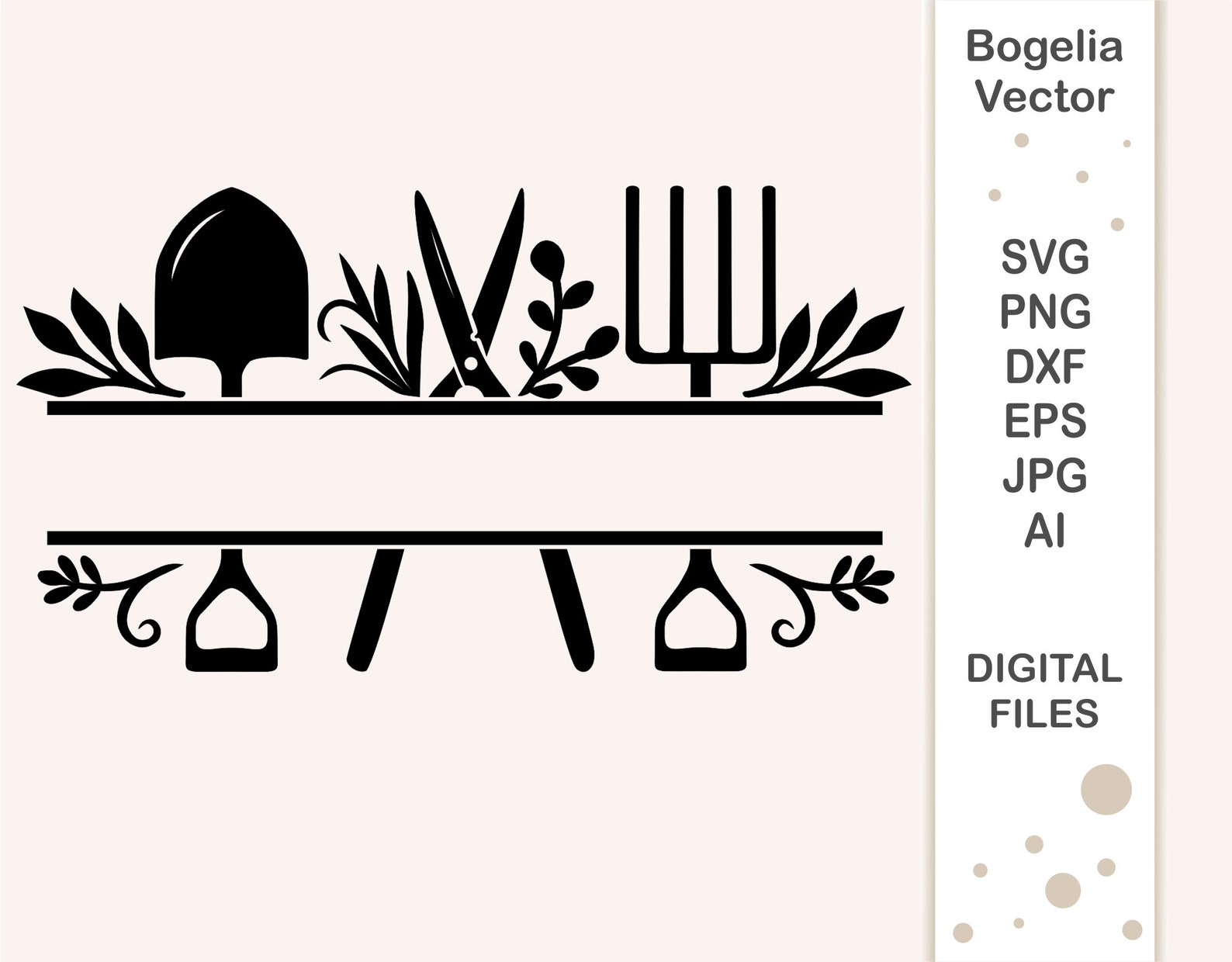 Garden Tools Svg Farm Tools Svg Cut File Floral Tools - Etsy