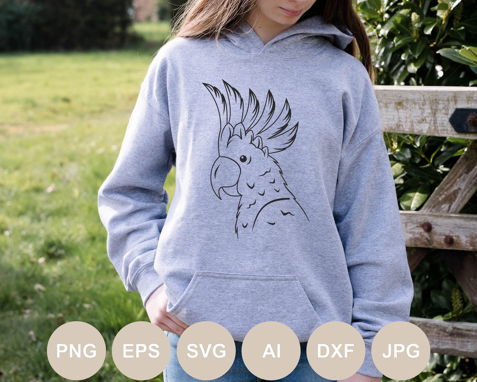 Cockatoo Svg File Animal Svg Cockatoo Cut File Bird Svg - Etsy