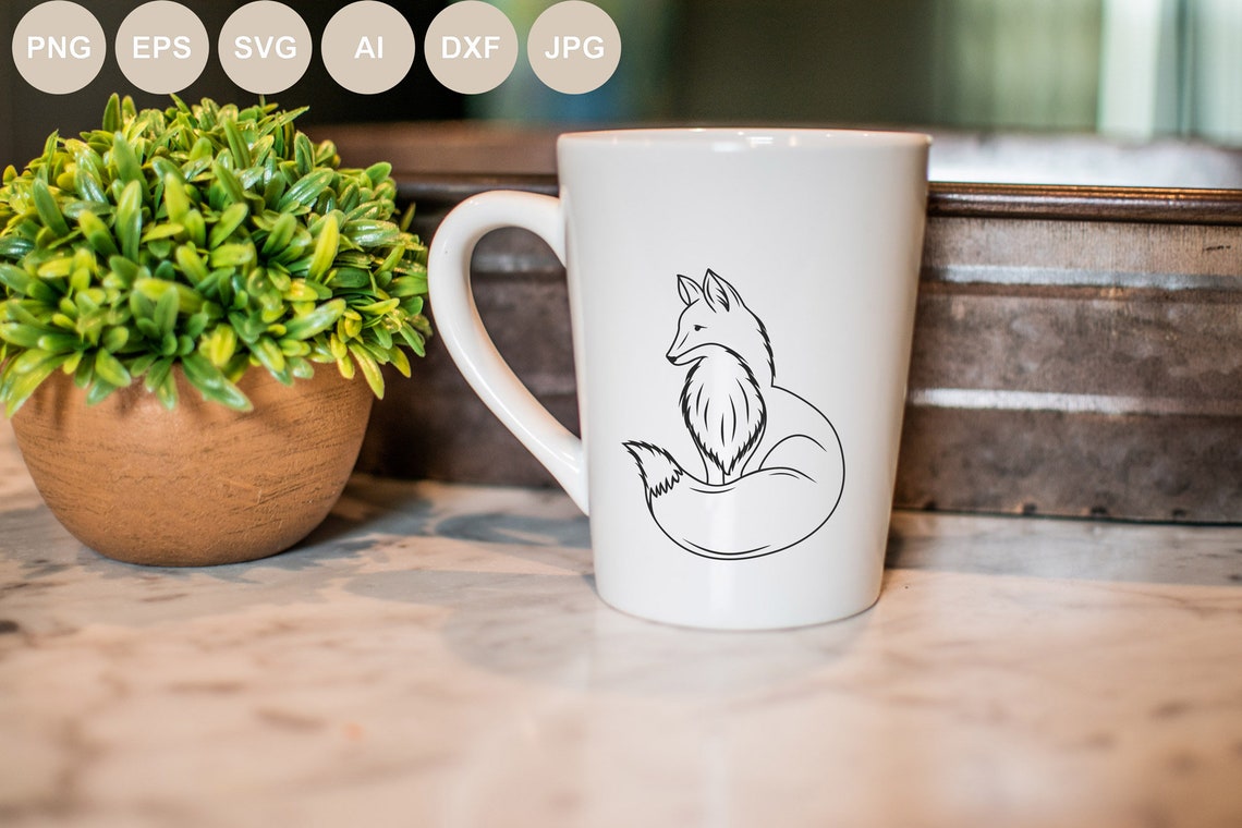 Fox Svg File Fox Cut File Woodland Animals Svg Forest Svg - Etsy