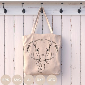 Elephant Svg File, Elephant Cut File, Animal Svg, Boho, Summer, Safari ...