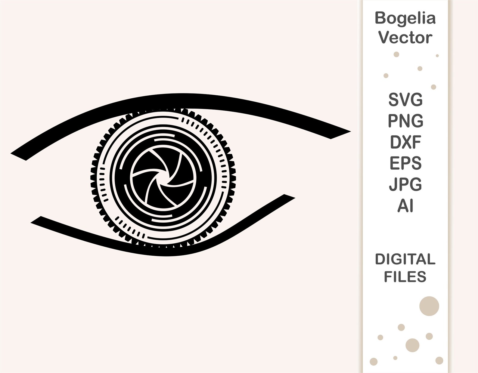 Camera Lens Svg File Camera Lens Cut File Lens Eye Svg - Etsy