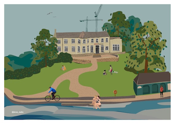 Sheffield Poster Original Art Print Illustration. Crookes | Etsy UK