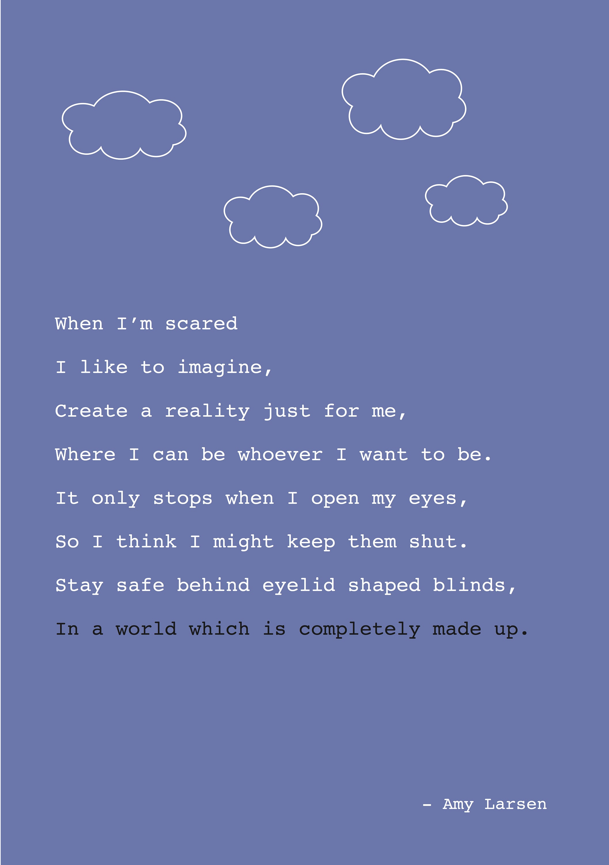 Imagine Original Poetry Postcard Poetry Print Original - Etsy