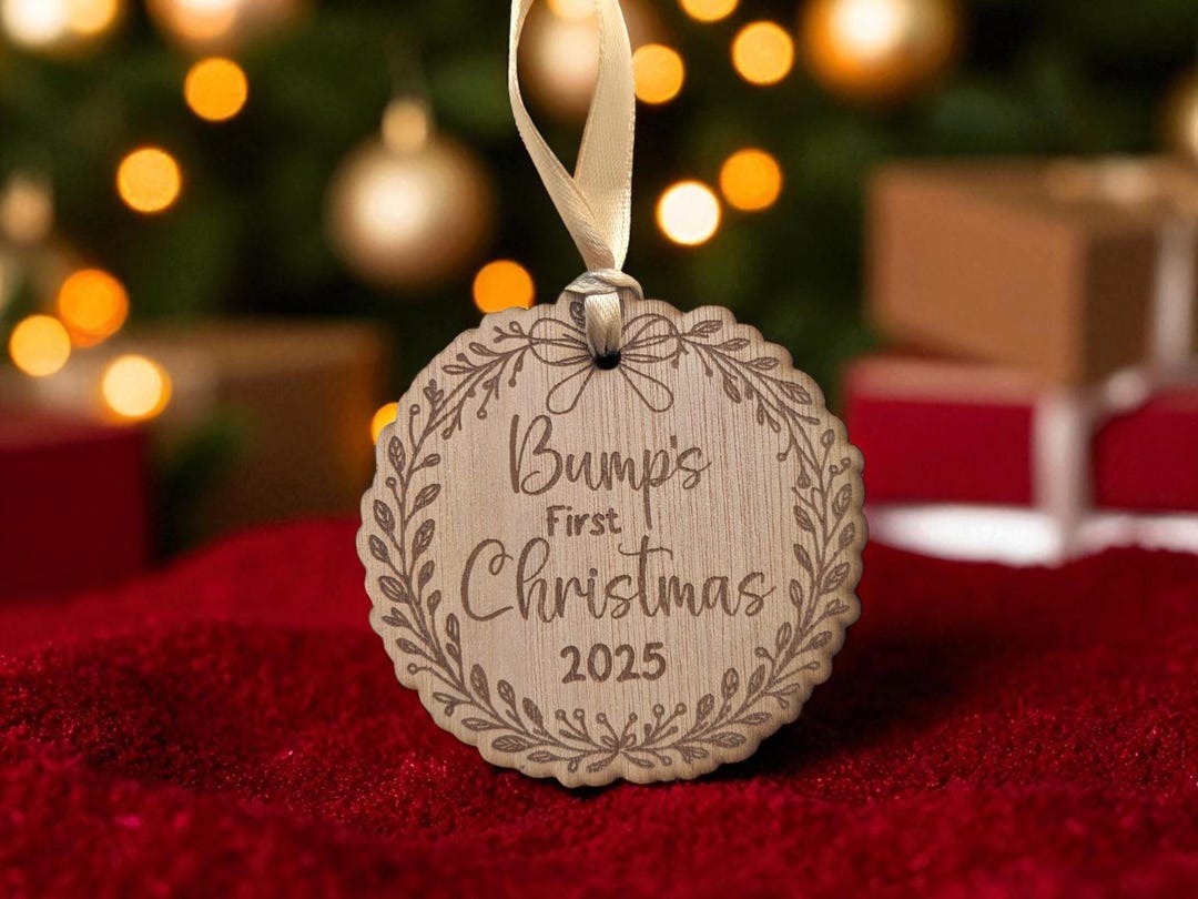 Bump's First Christmas Bauble - Expecting Mum Gift - Etsy