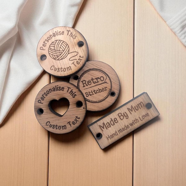 Handmade Label Button - Etsy UK