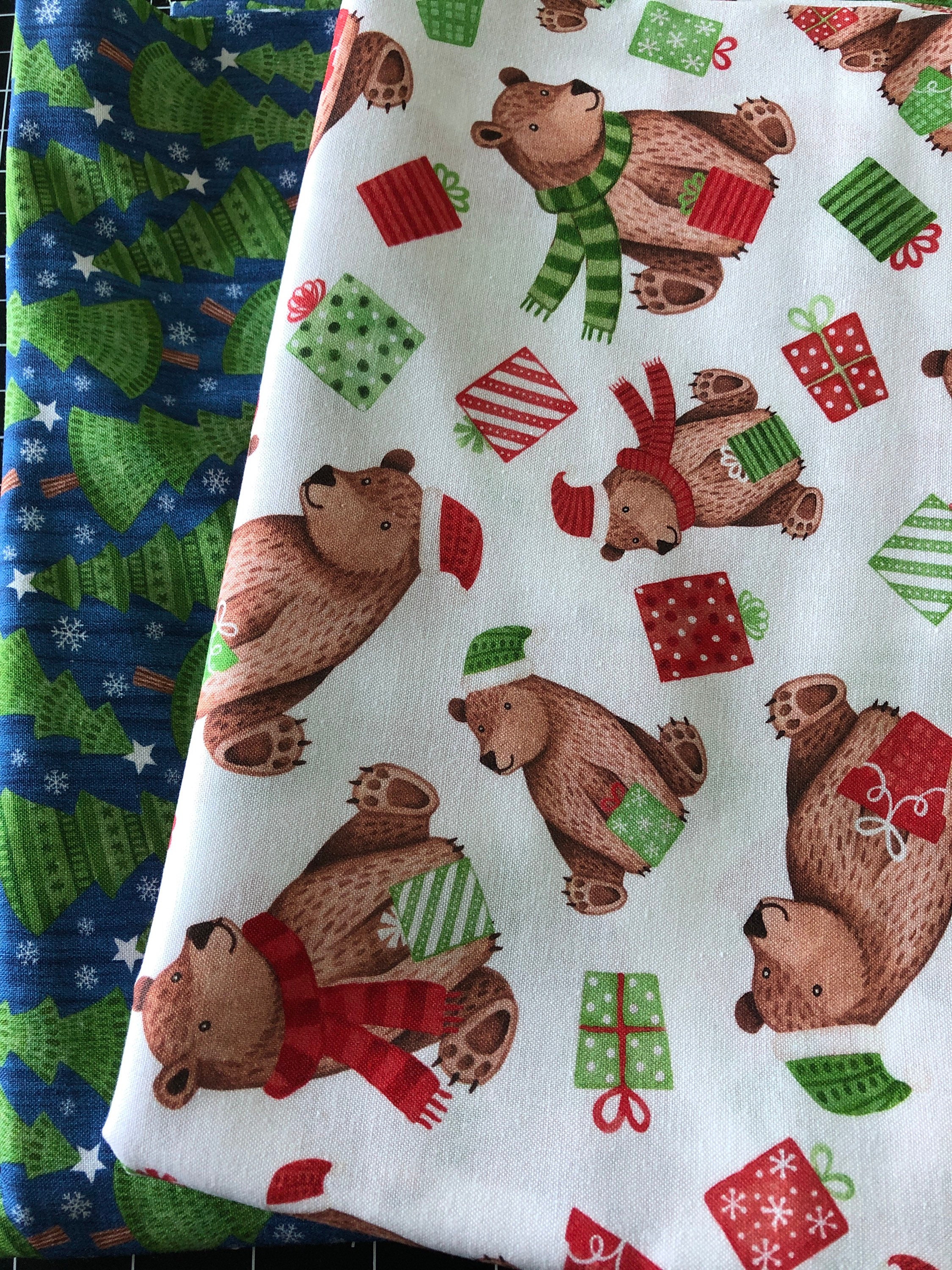 Northcott Bearly Christmas Bundle - Etsy UK