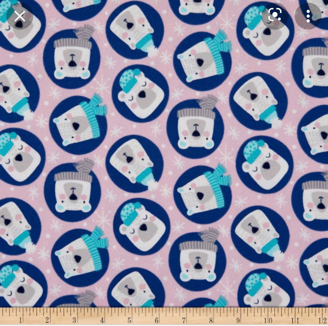 Northcott Frostbite Flannel Bundle - Etsy