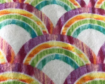 Rainbow Flannel - Etsy