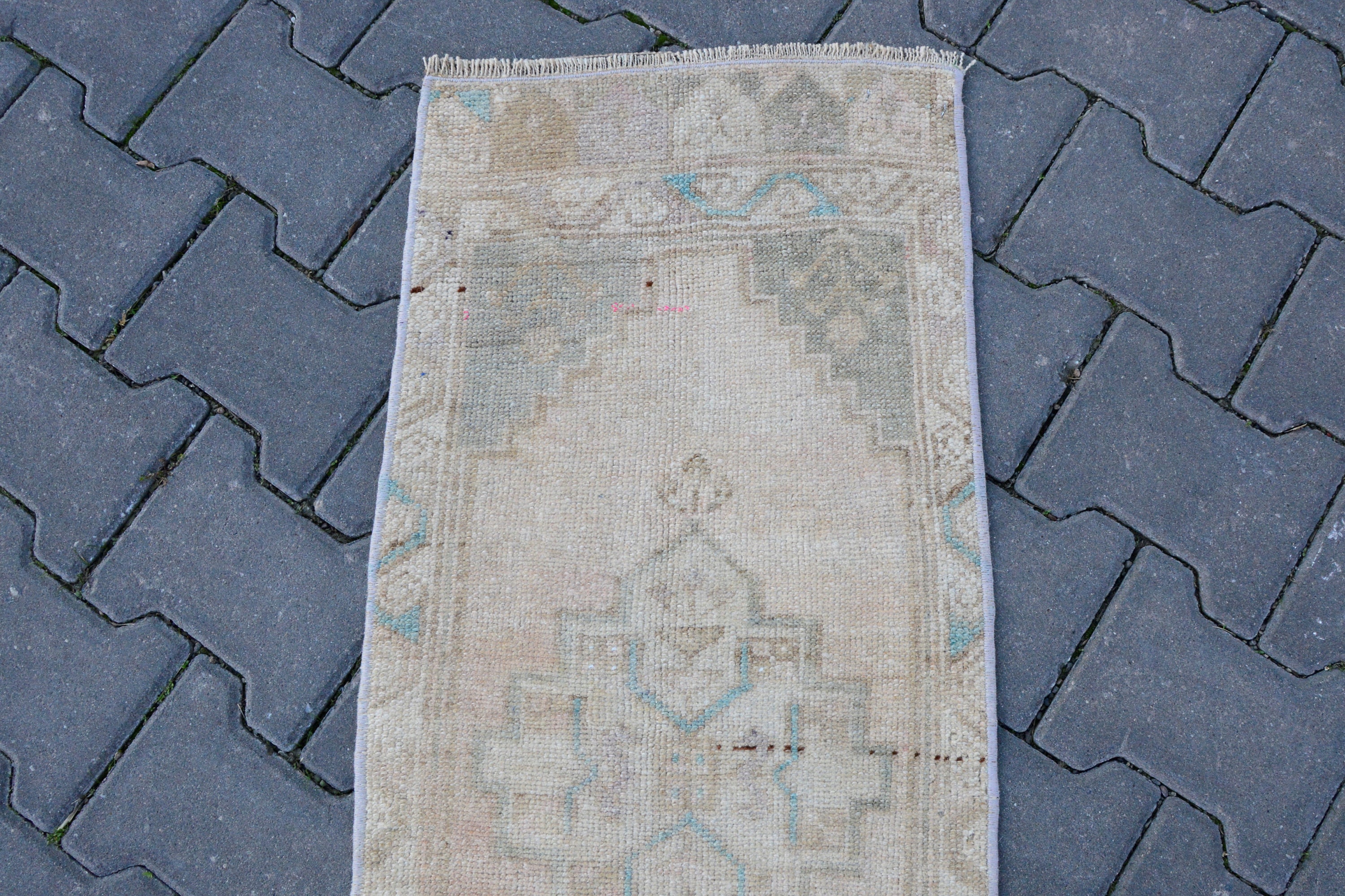 Muted Turkish Rug 2x3 Faded Doormat Rug Hand-knotted - Etsy