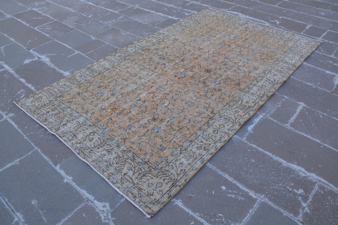 Vintage Turkish Rug 5x8 Hand-knotted Anatolian Rug Isparta Rug - Etsy UK