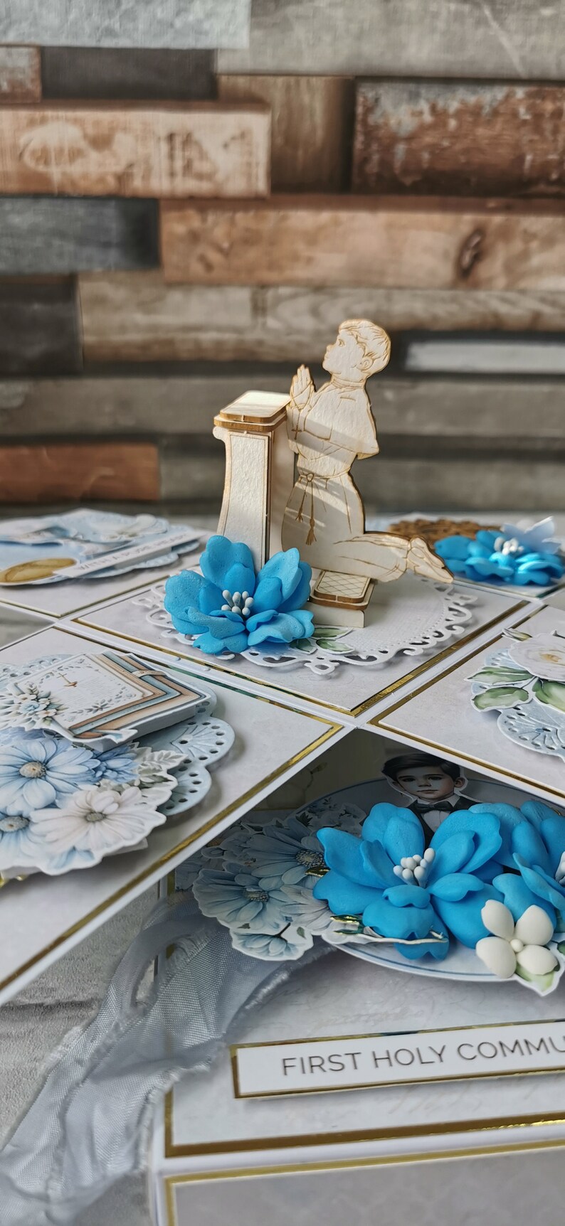 First Holy Communion Personalised Gift Box for Boy. Unique and Luxury ...