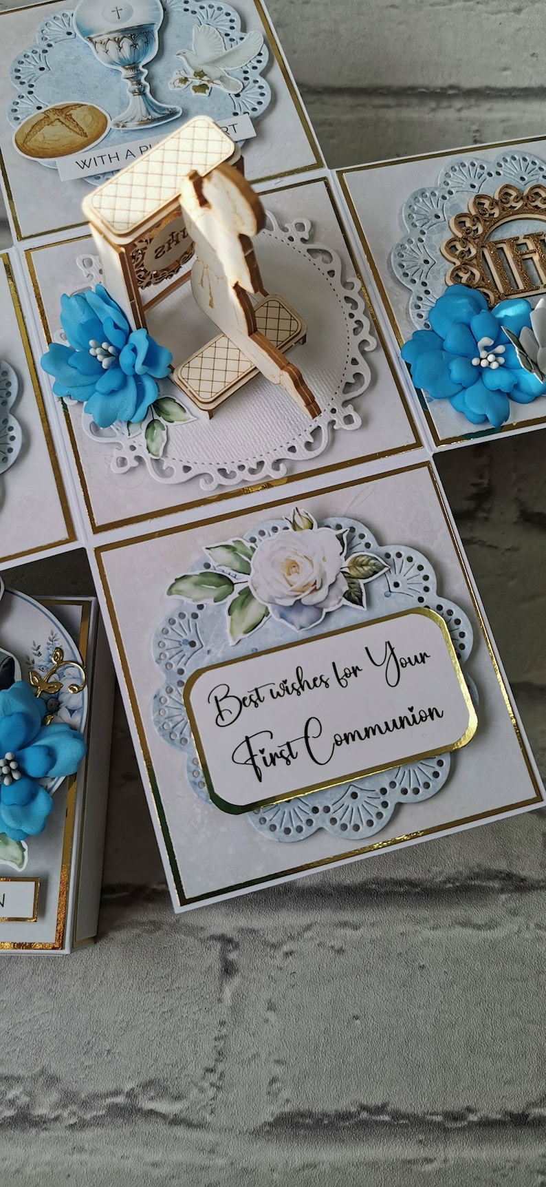 First Holy Communion Personalised Gift Box for Boy. Unique and Luxury ...