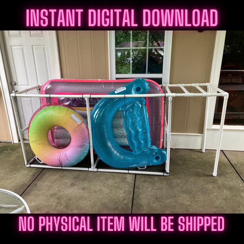 Diy-pool Accessory Holder and Towel Rack Manual - Etsy