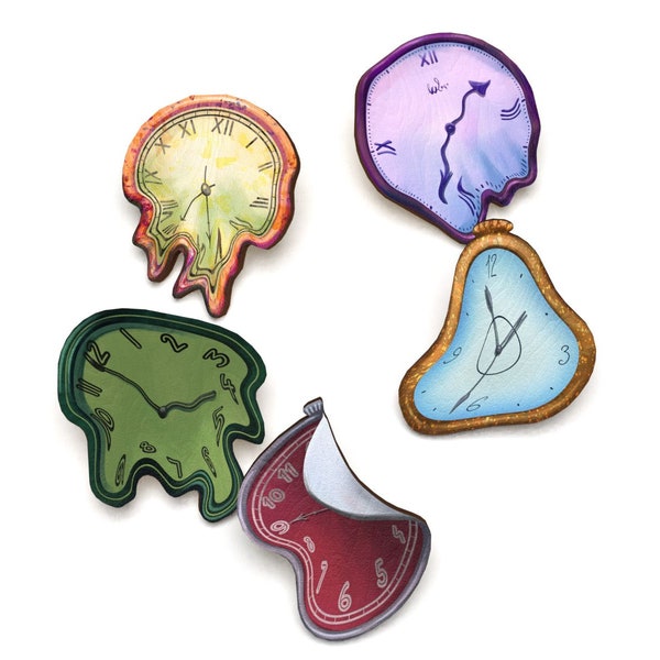 Melting Clocks - Etsy