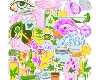 Stoner Sticker Sheet - Etsy