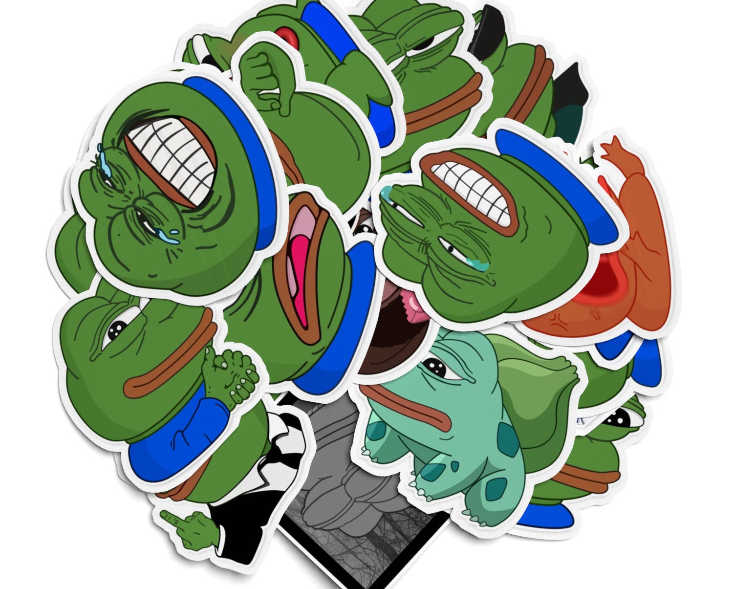 Pepe the Frog 23 Pcs Sticker Set Pepe Sticker Funny Stickers - Etsy