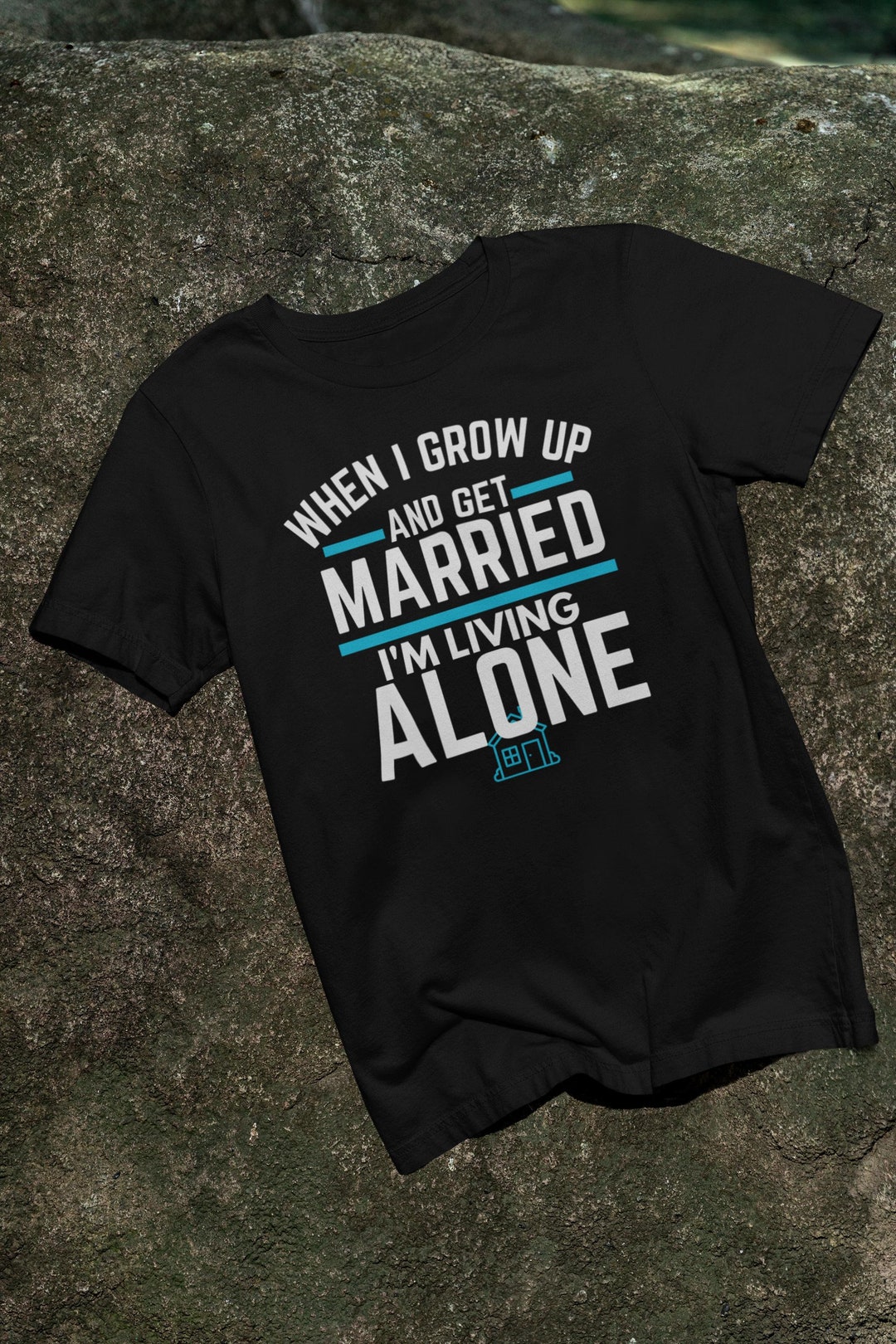 When I Grow up I'm Living Alone Home Alone Gag T-shirt Unisex - Etsy
