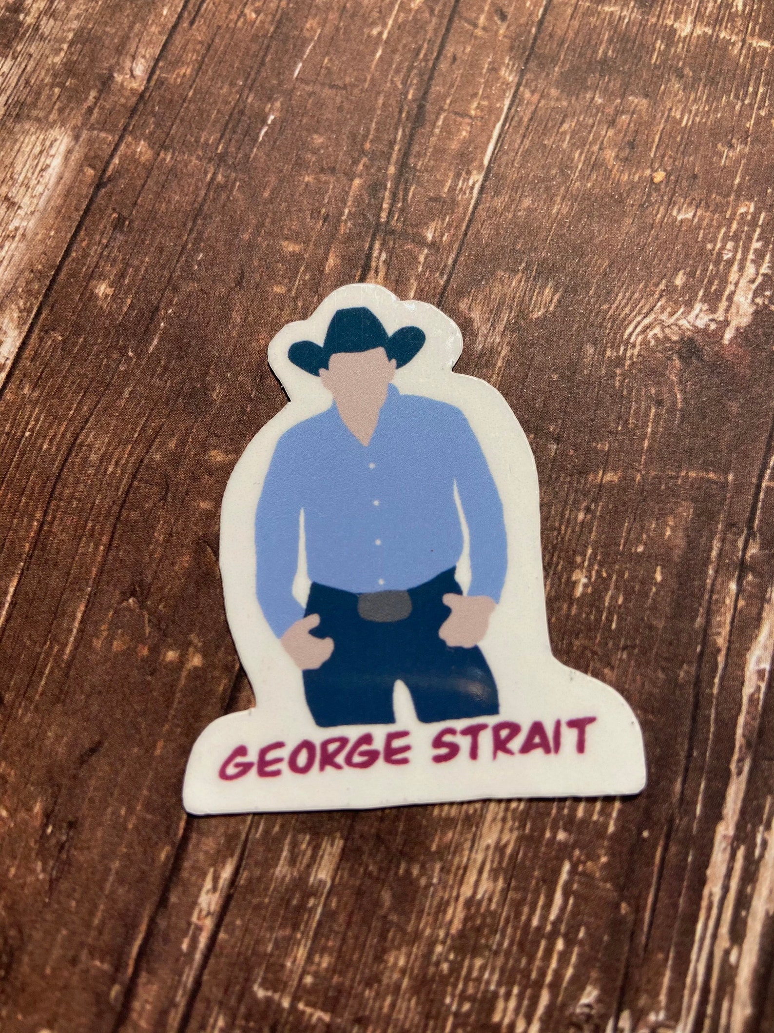George Strait sticker country music stickers vinyl stickers | Etsy