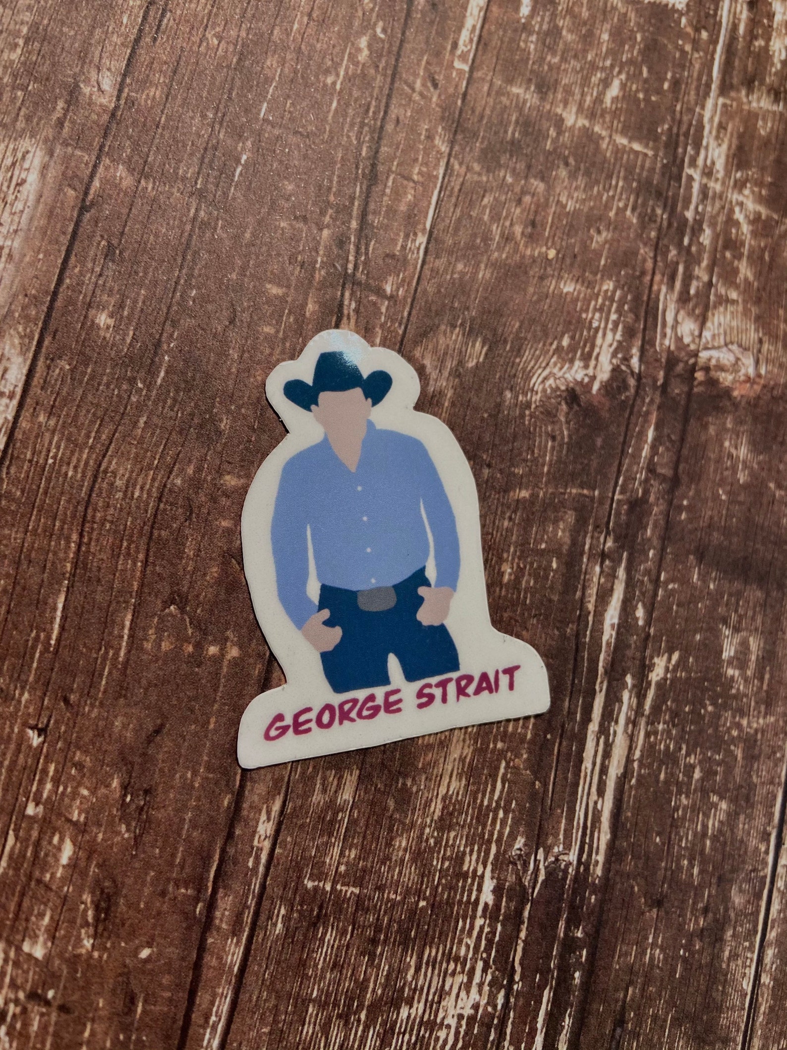 George Strait sticker country music stickers vinyl stickers | Etsy
