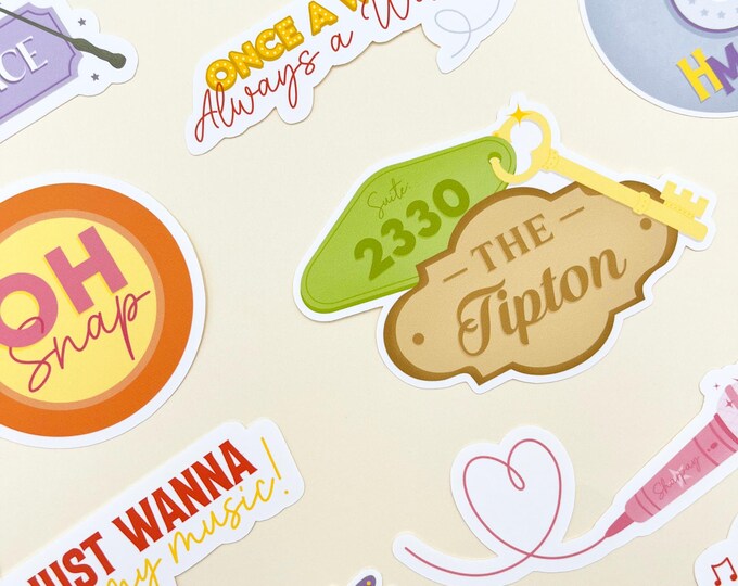 Classic Dischannel Inspired Matt Vinyl Stickers Individual & Packs - Etsy