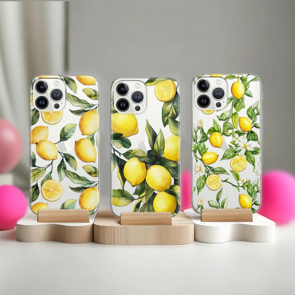 Lemon Case for iPhone 17 Pro Max 16e 15 Plus 14 13 12 11 Xr X SE Plant ...
