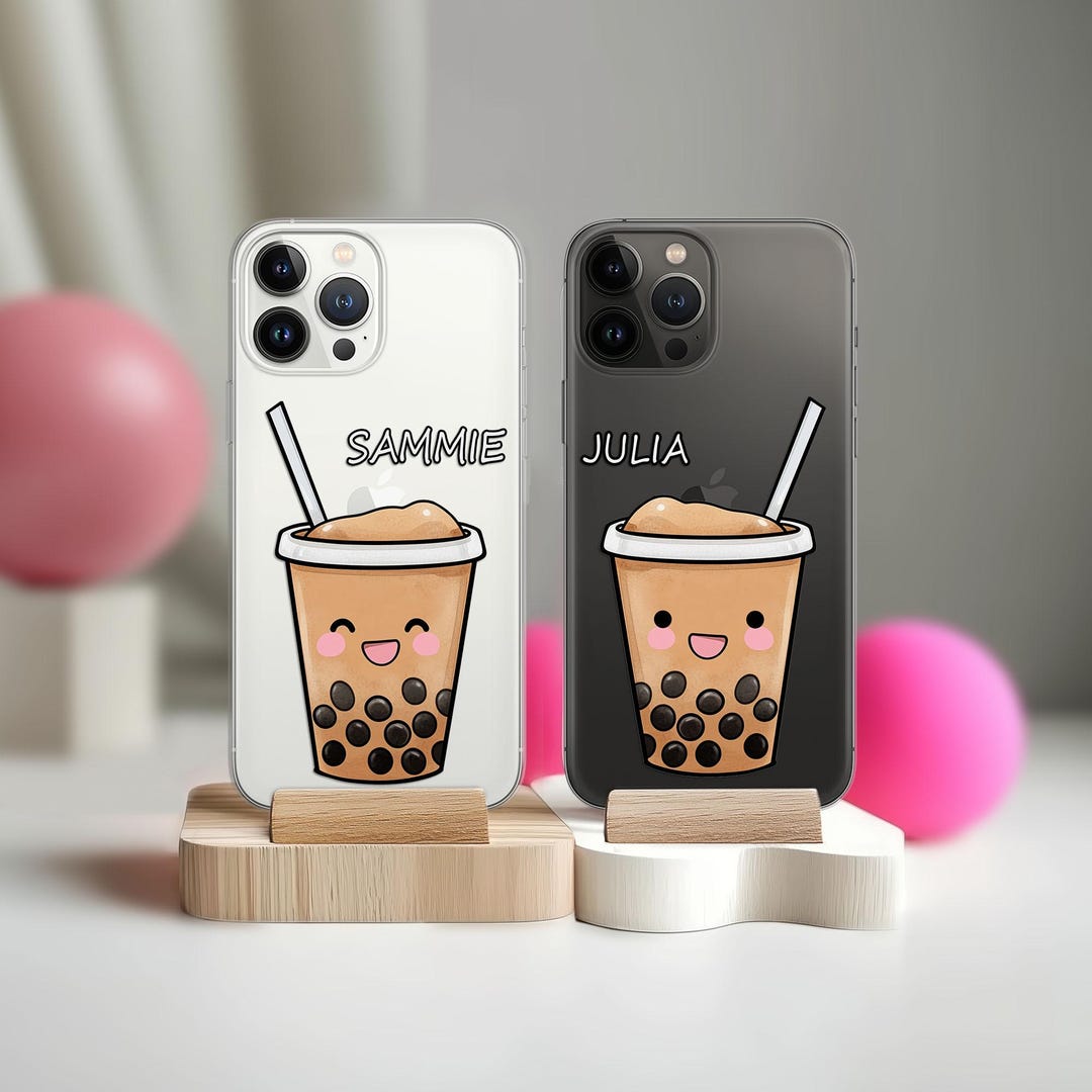 Coffee Best Friends Cases for iPhone 16 15 14 13 12 11 Pro Max Custom ...