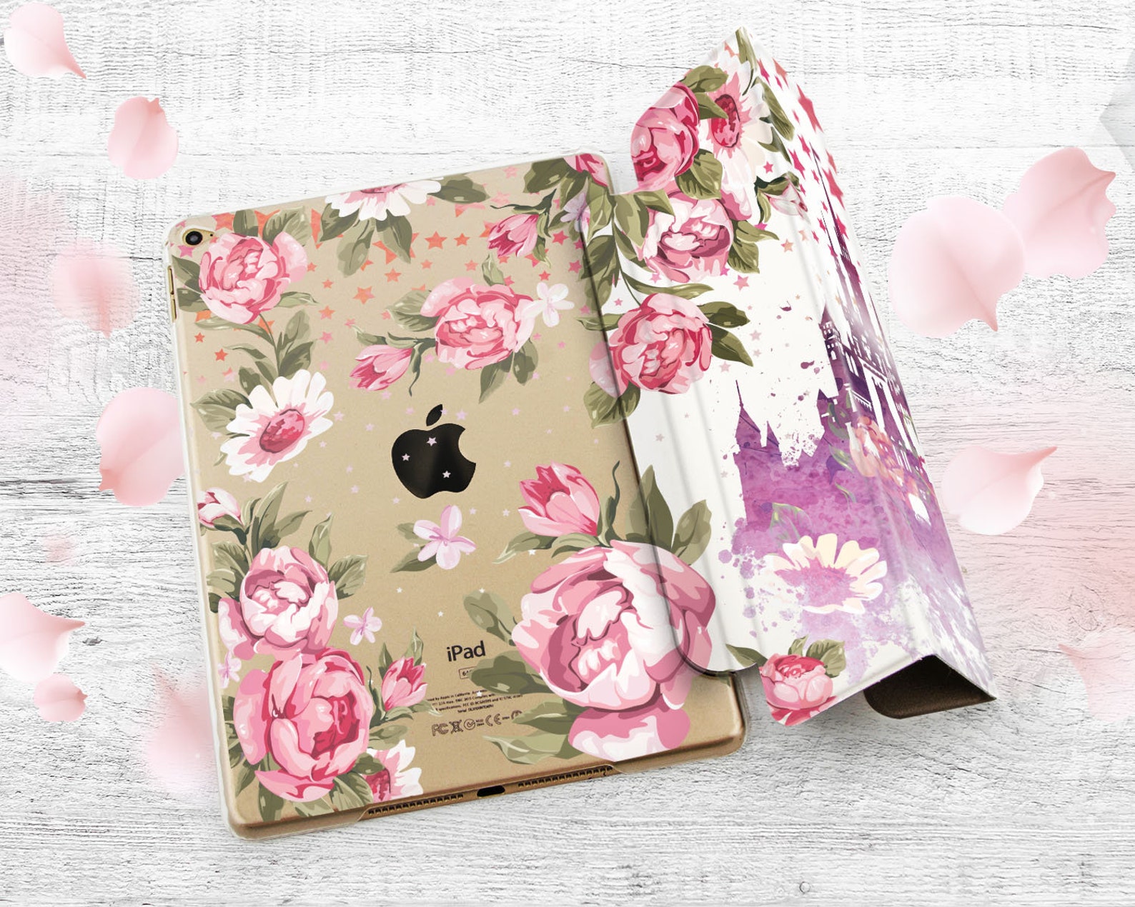 Princess Castle iPad 10.2 case pink Peony iPad case iPad Pro | Etsy