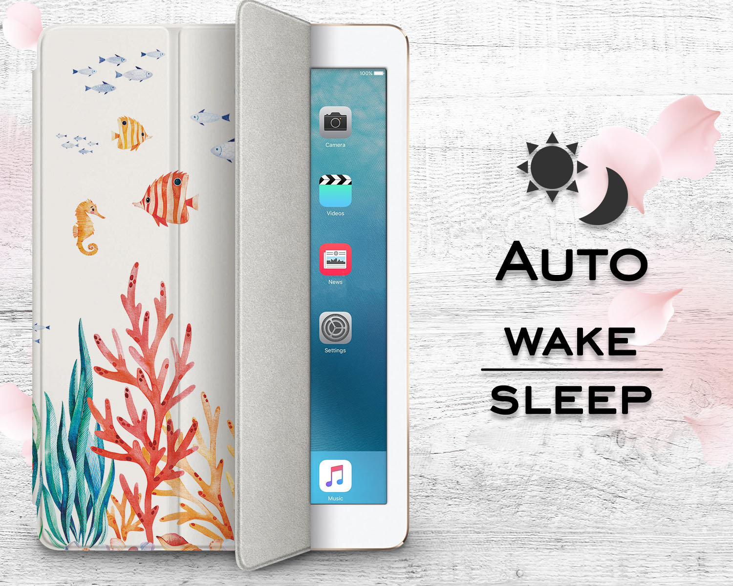 Mermaid iPad case iPad cover 12.9 fish iPad case cute iPad | Etsy